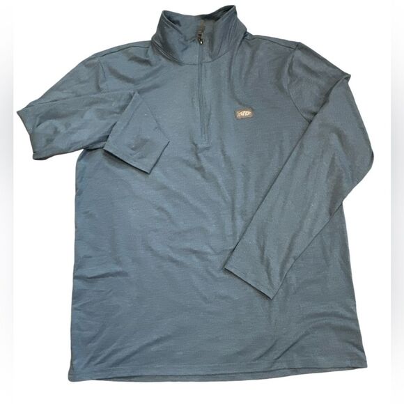 AFTCO | Shirts | Aftco Mens 4 Quarter Zip Long Sleeve Shirt Sweater ...